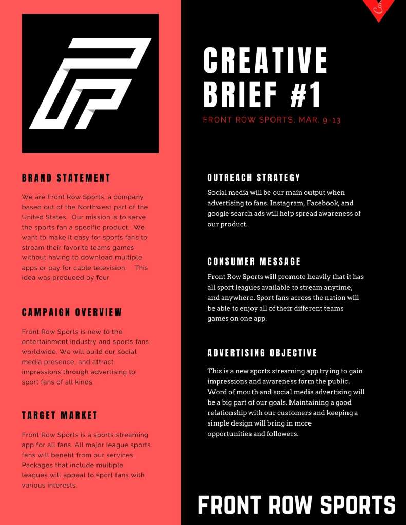 Part 3: Campaign #1 Planning and Content Preparation – COMSTRAT310